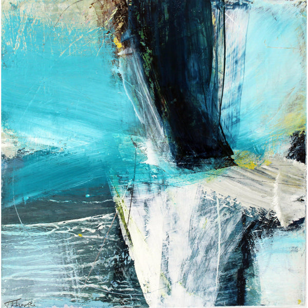 Folded Ocean | Justine Lois Thorpe | Fine Art - Padstow Gallery