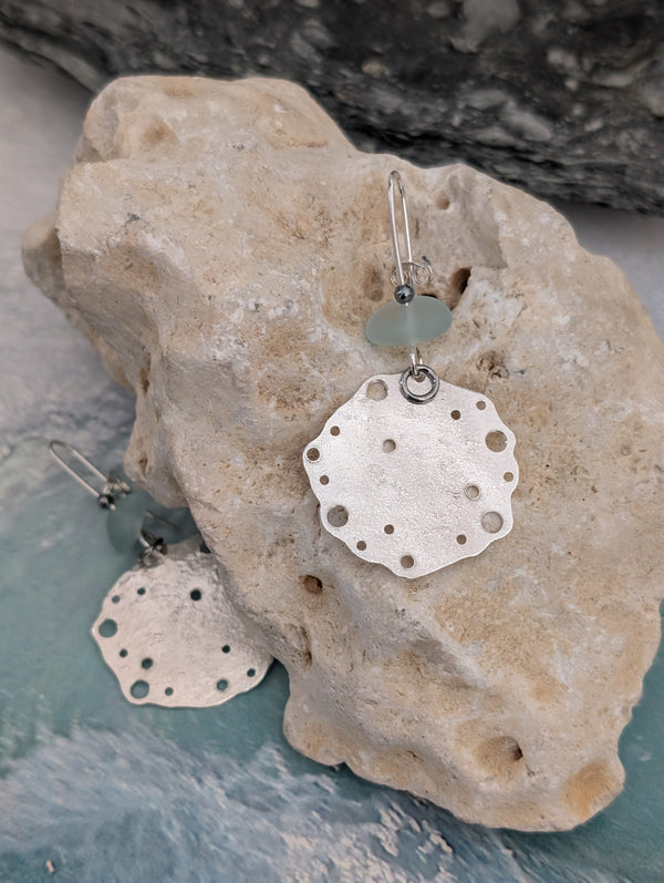 SA Ea270 Silver Drop Earrings | Sandra Austin | Jewellery - Padstow Gallery