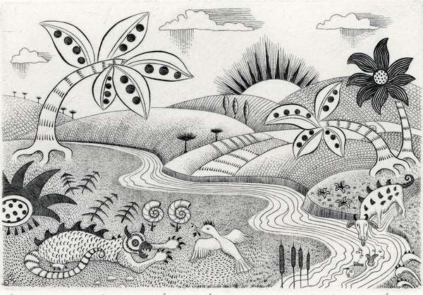 Sunrise over Imagined Land | Brian Hanscomb | Copper Engraving ...
